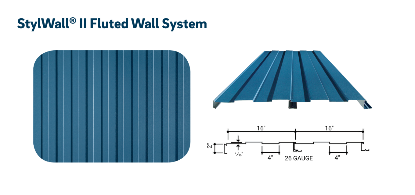 StylWall™ II Fluted Wall Panel System - Butler Manufacturing